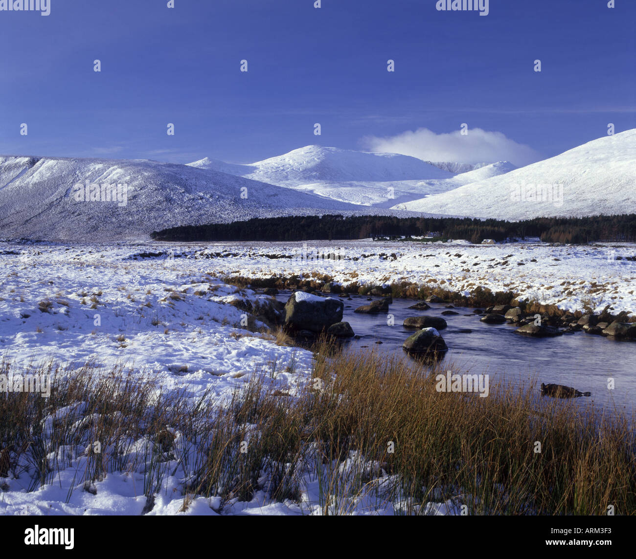 Lochnagar in winter aberdeenshire hi-res stock photography and images ...