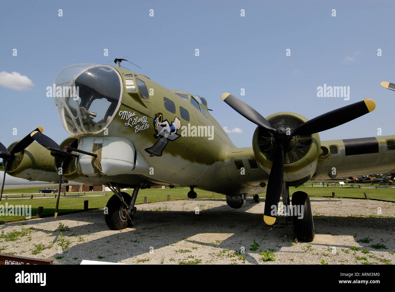 Boeing B 17 G Flying Fortress bomber at the Grissom Air Museum outside ...