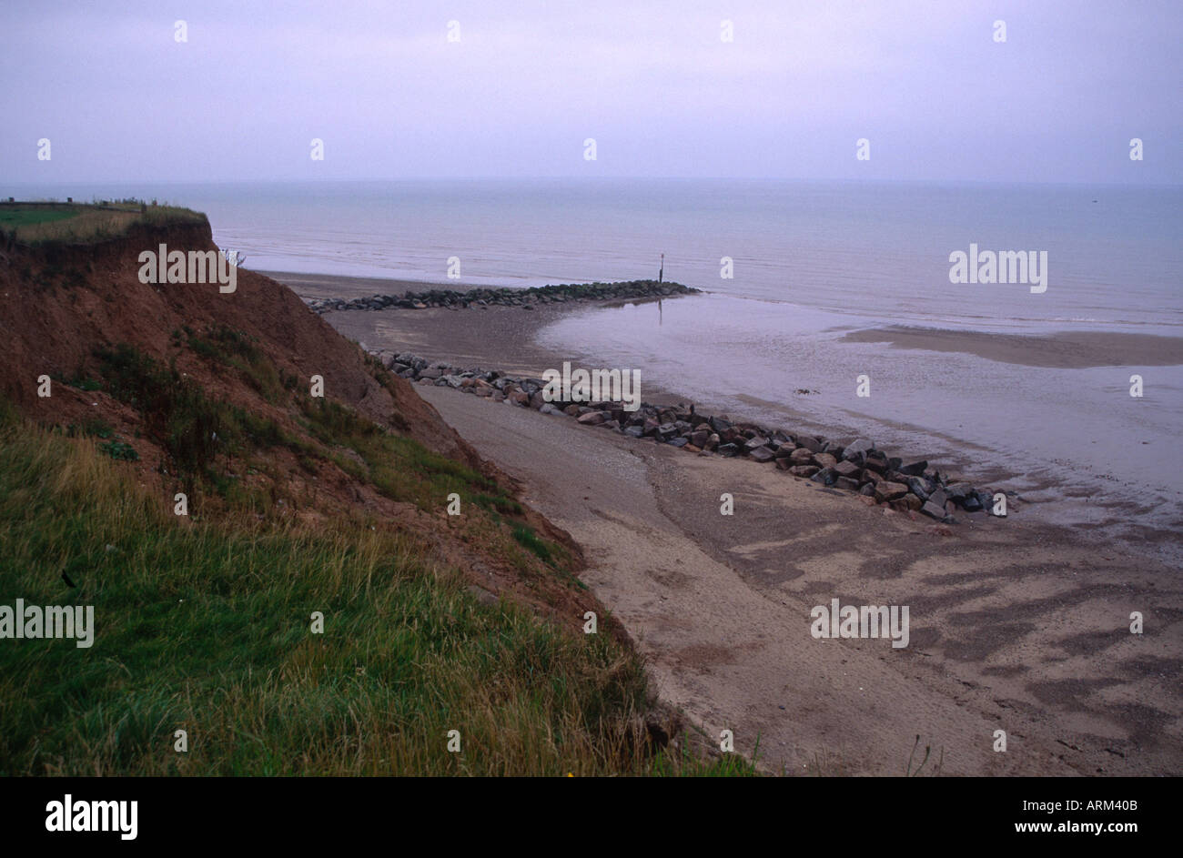 Mappleton sea defence hi-res stock photography and images - Alamy