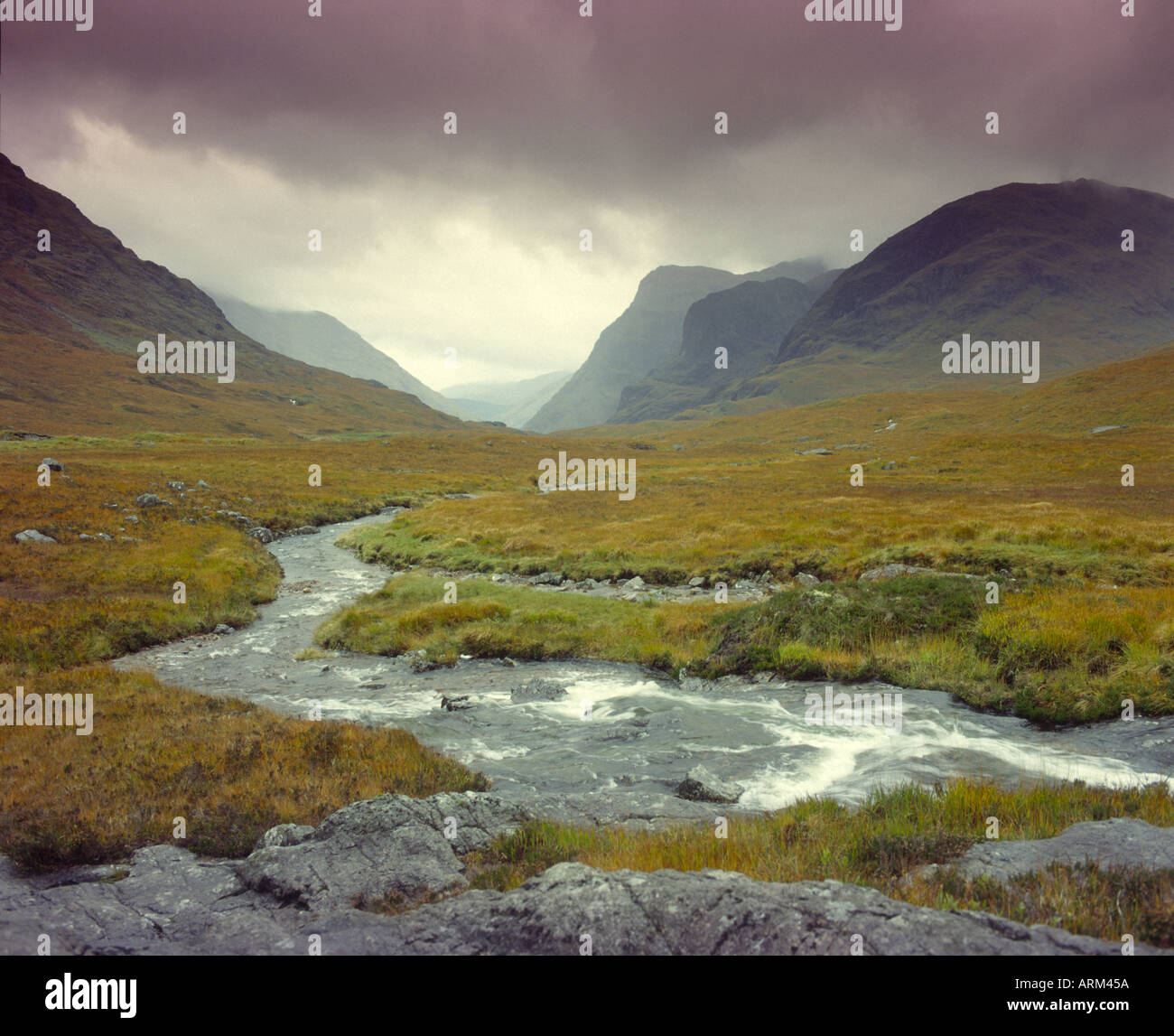 Pass of Glencoe Inverness shire Stock Photo - Alamy