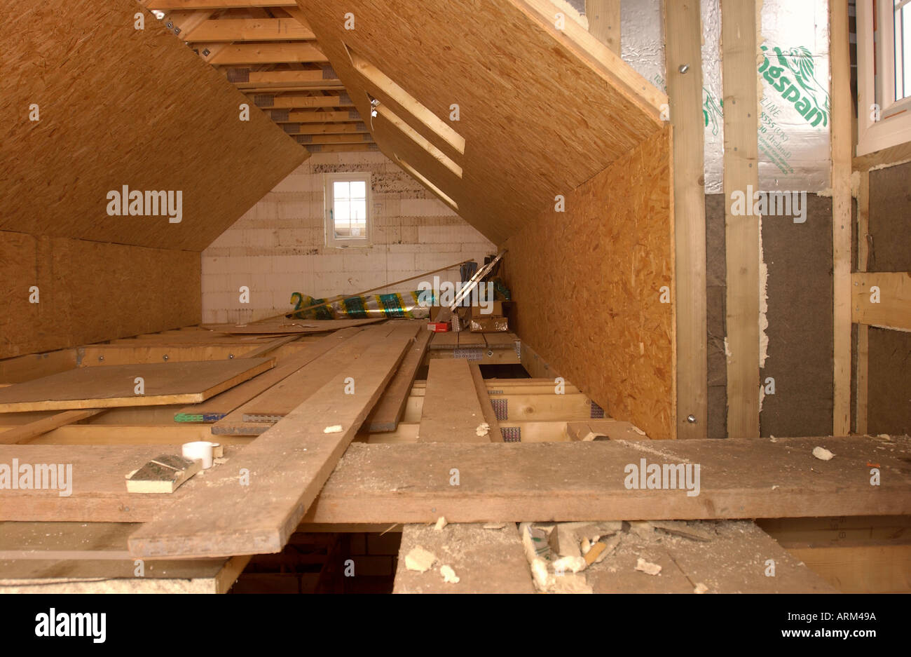 BUILDING A LOFT Stock Photo - Alamy