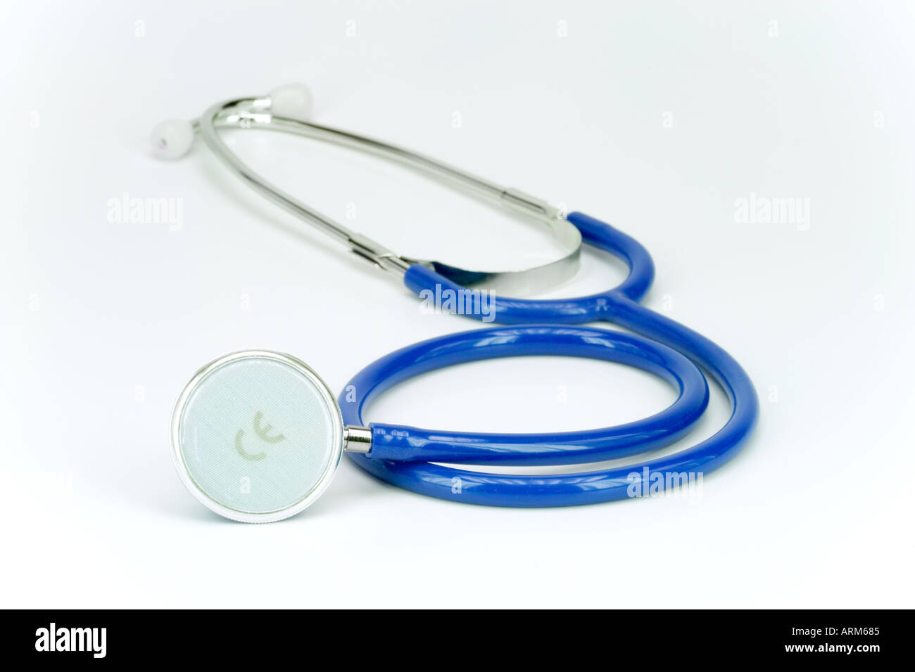 Medical Doctor or nurses blue stethoscope Stock Photo - Alamy