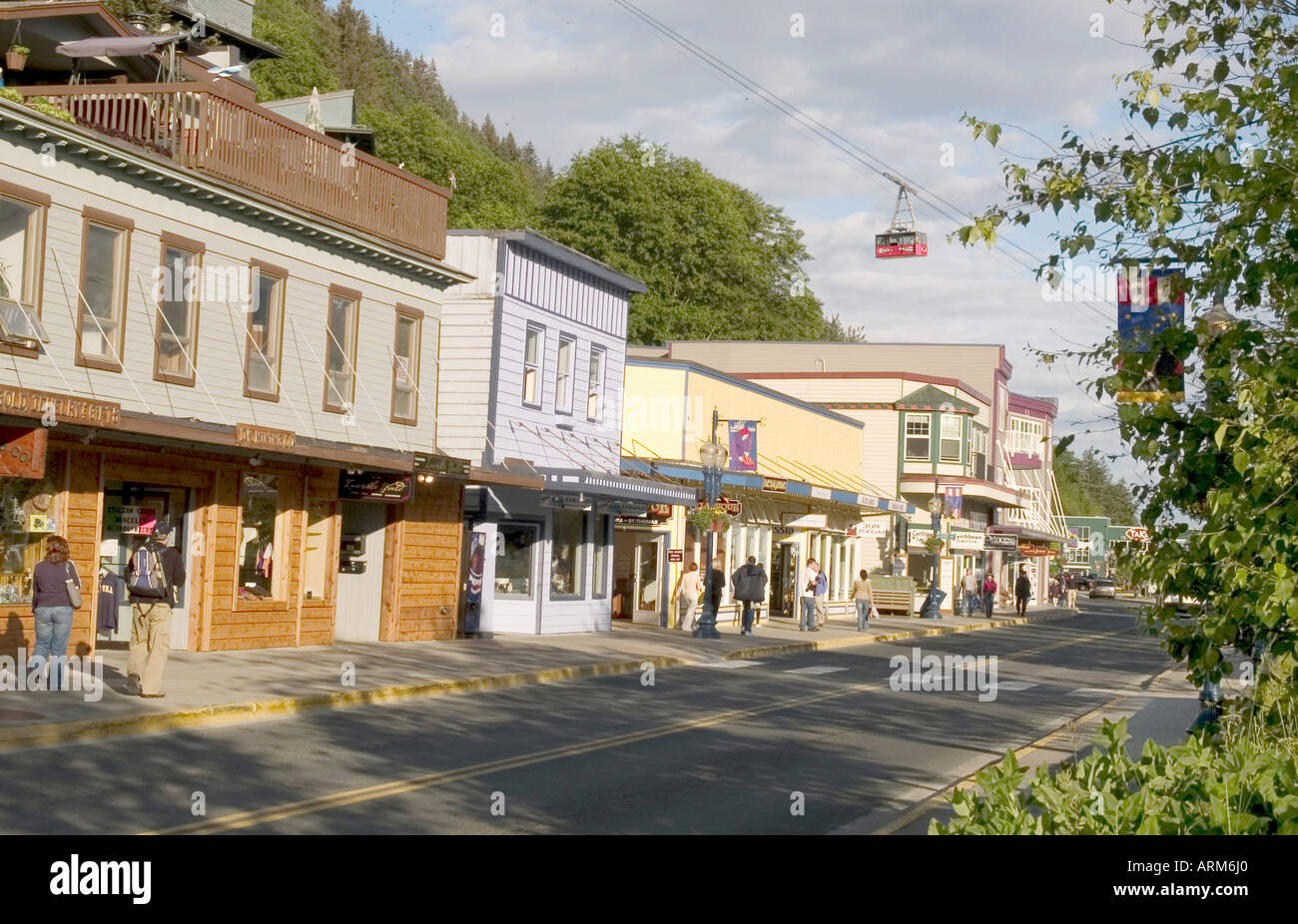 Juneau alaska cable car hi-res stock photography and images - Alamy