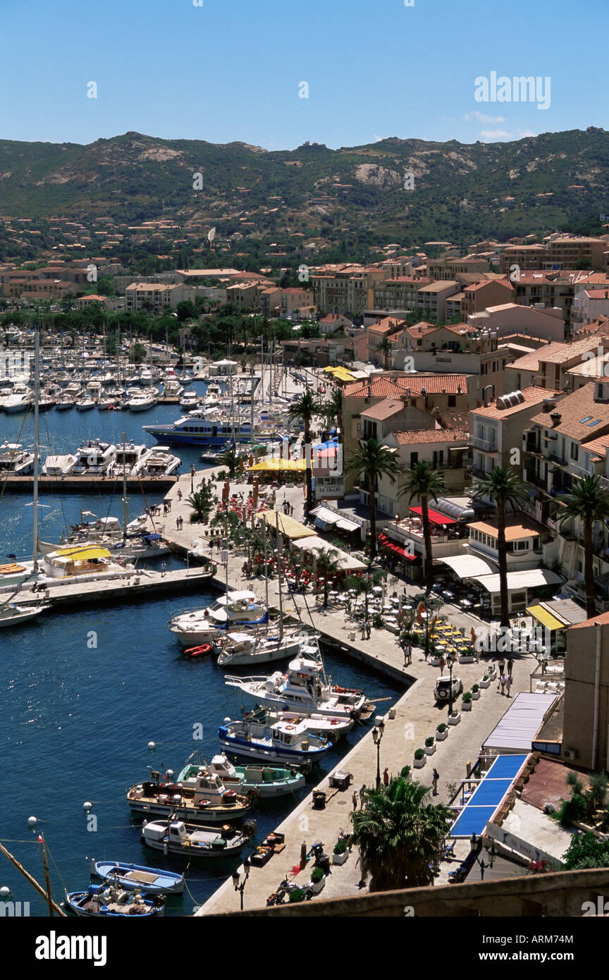 Waterfront, Calvi, Corsica, France, Mediterranean, Europe Stock Photo ...