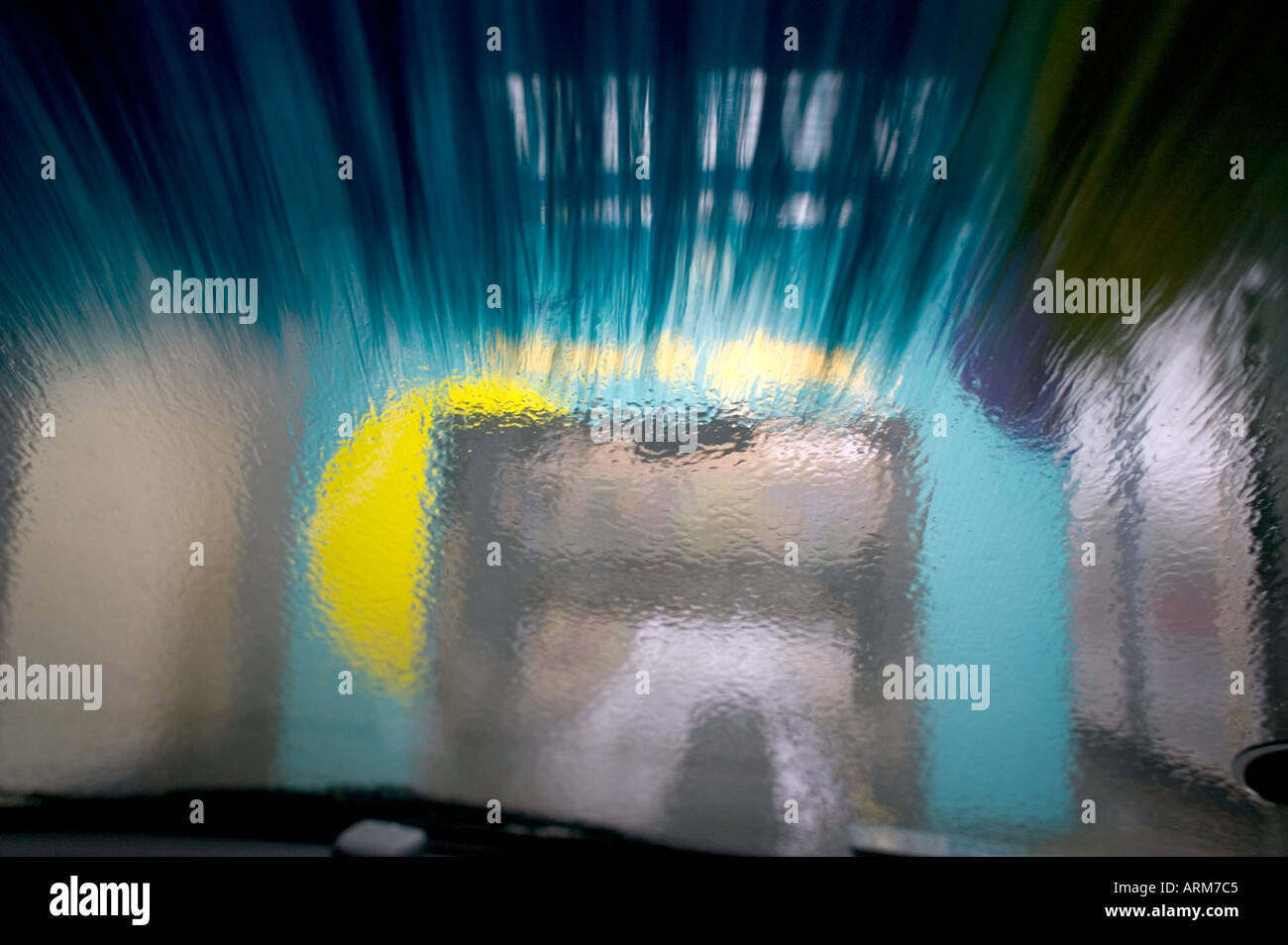 A drive trough car wash in operation England UK Stock Photo - Alamy