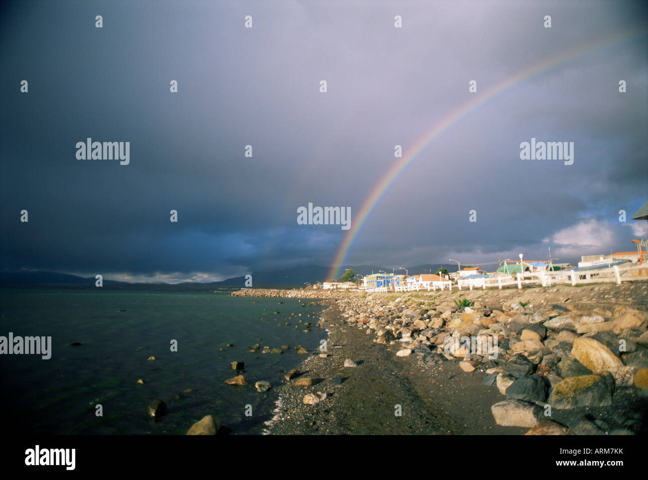 Puerto natales village hi-res stock photography and images - Alamy