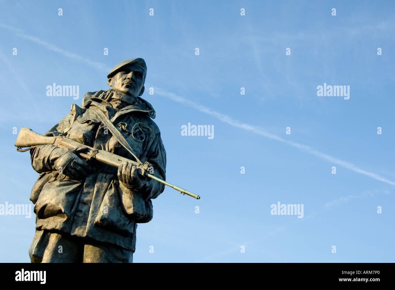 royal marine statue Stock Photo - Alamy