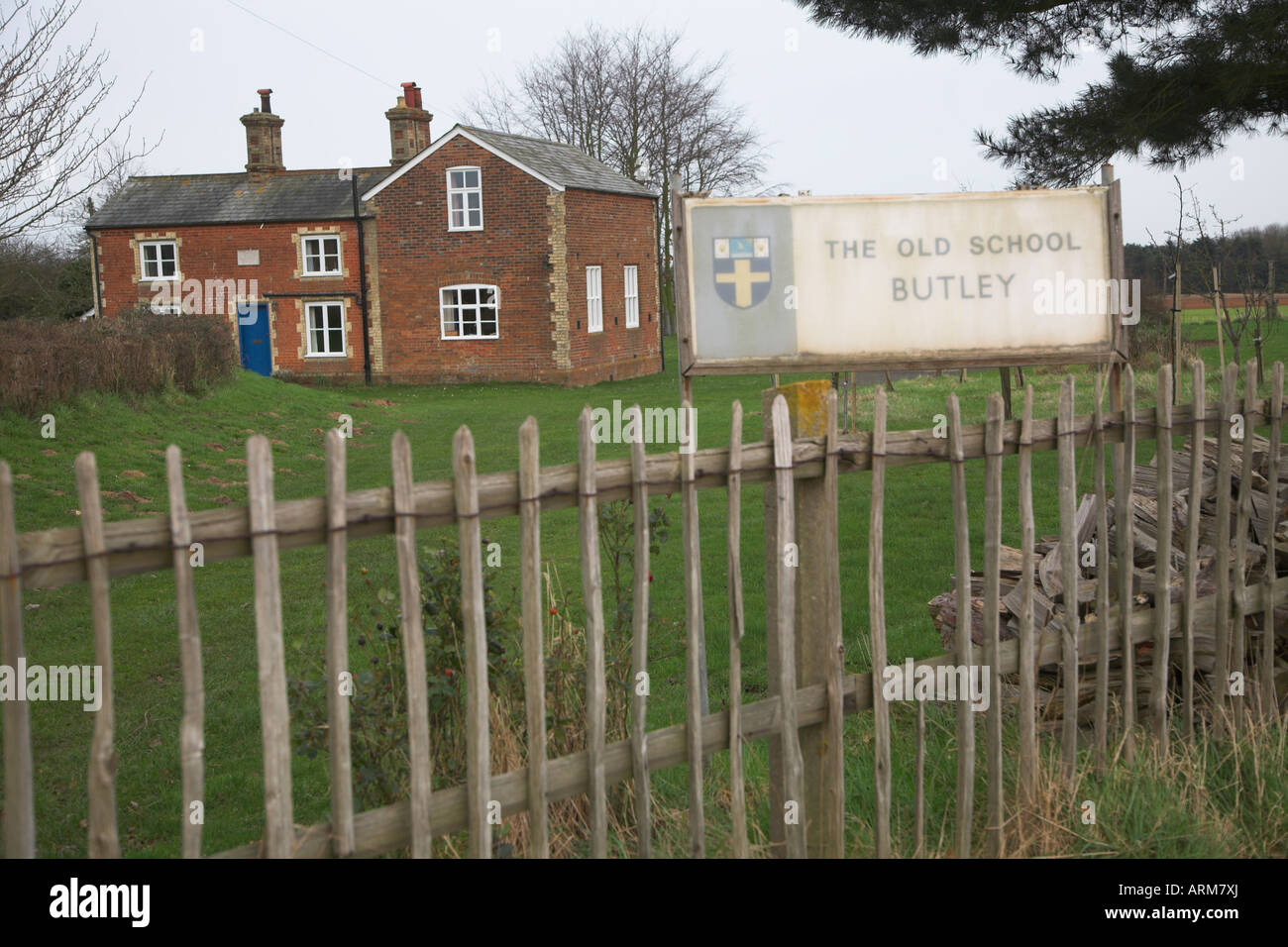 The old village school Butley, Suffolk, England now a holiday home ...