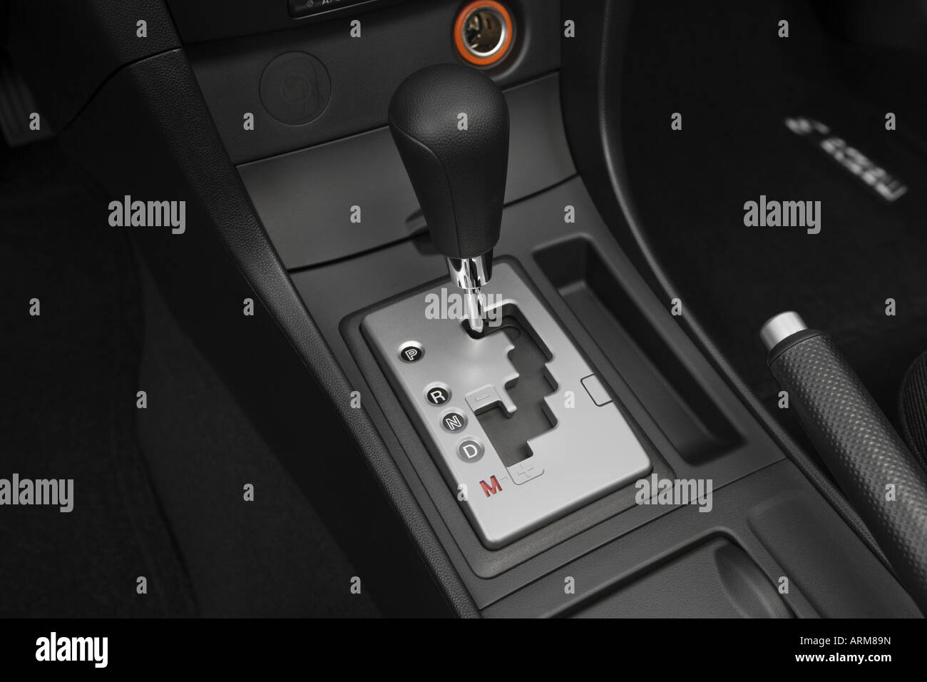 2008 Mazda MAZDA3 i Touring in Red - Gear shifter/center console Stock ...