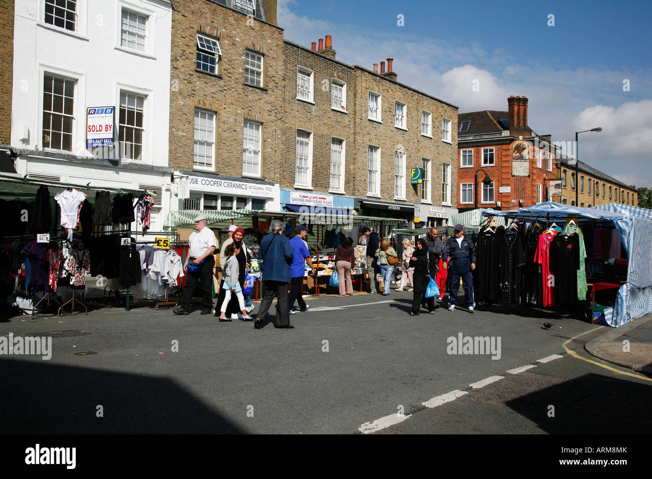 Church Street Market in Lisson Grove, London Stock Photo - Alamy