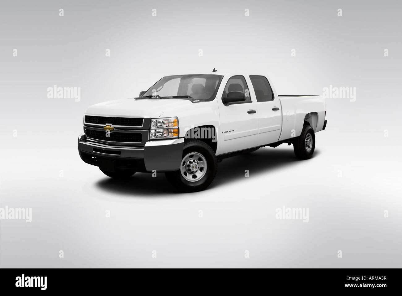 White Chevy Truck Silverado