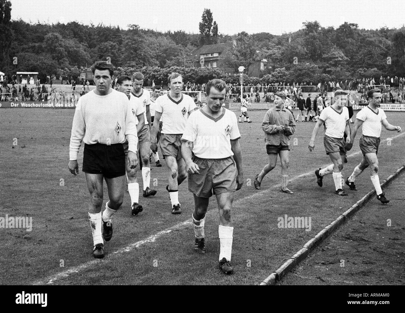 football, friendly game, 1965, Stadium am Uhlenkrug in Essen, ETB ...