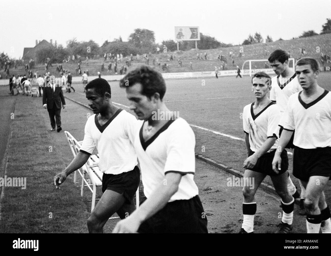 football, friendly game, 1965, Stadium am Uhlenkrug in Essen, ETB ...