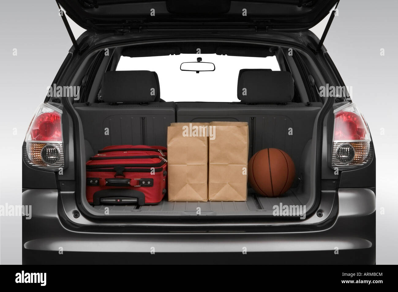 2008 Toyota Corolla Matrix in Gray - Trunk Props Stock Photo - Alamy