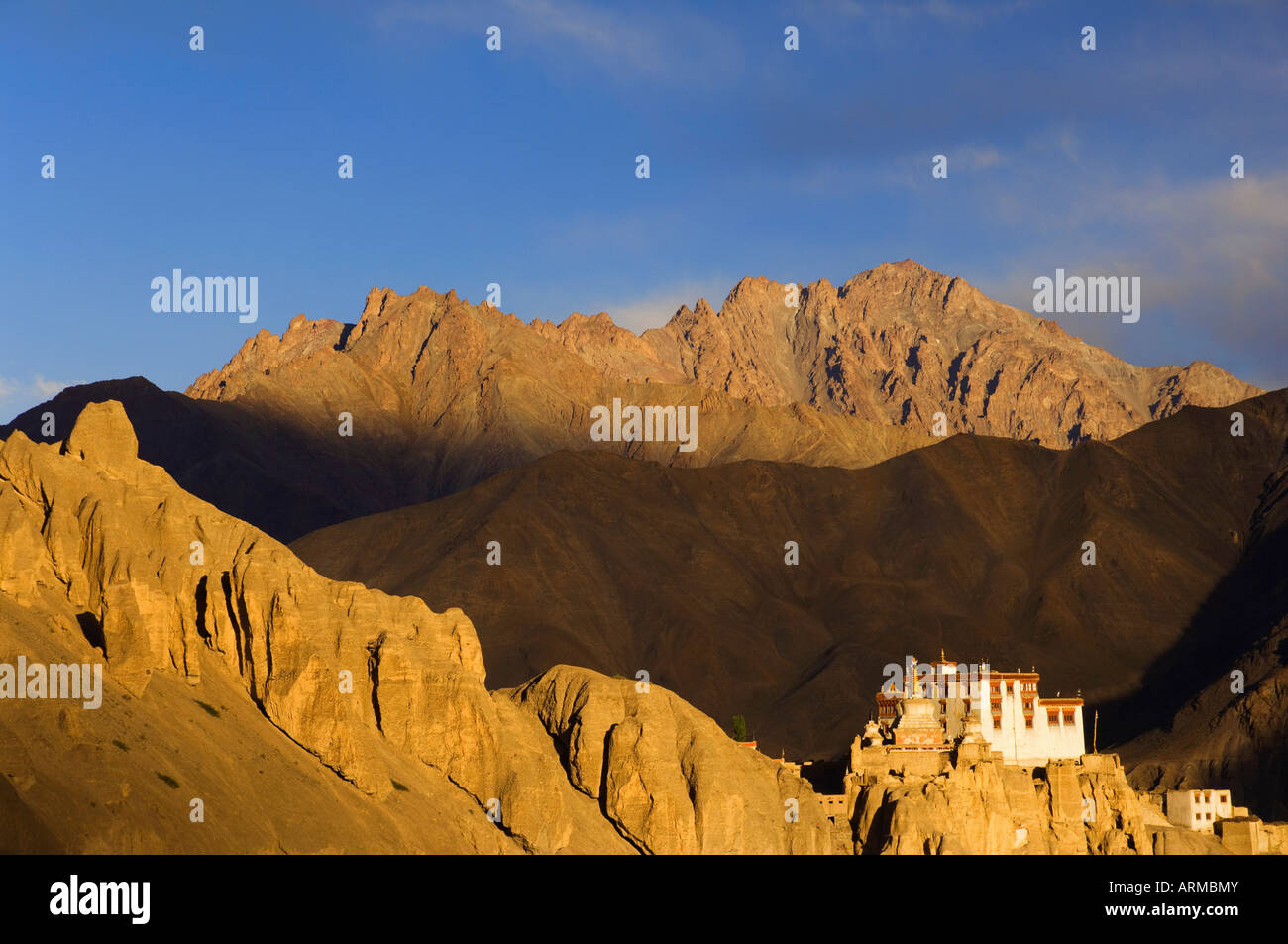 Lamayuru gompa (monastery), Lamayuru, Ladakh, Indian Himalayas, India ...