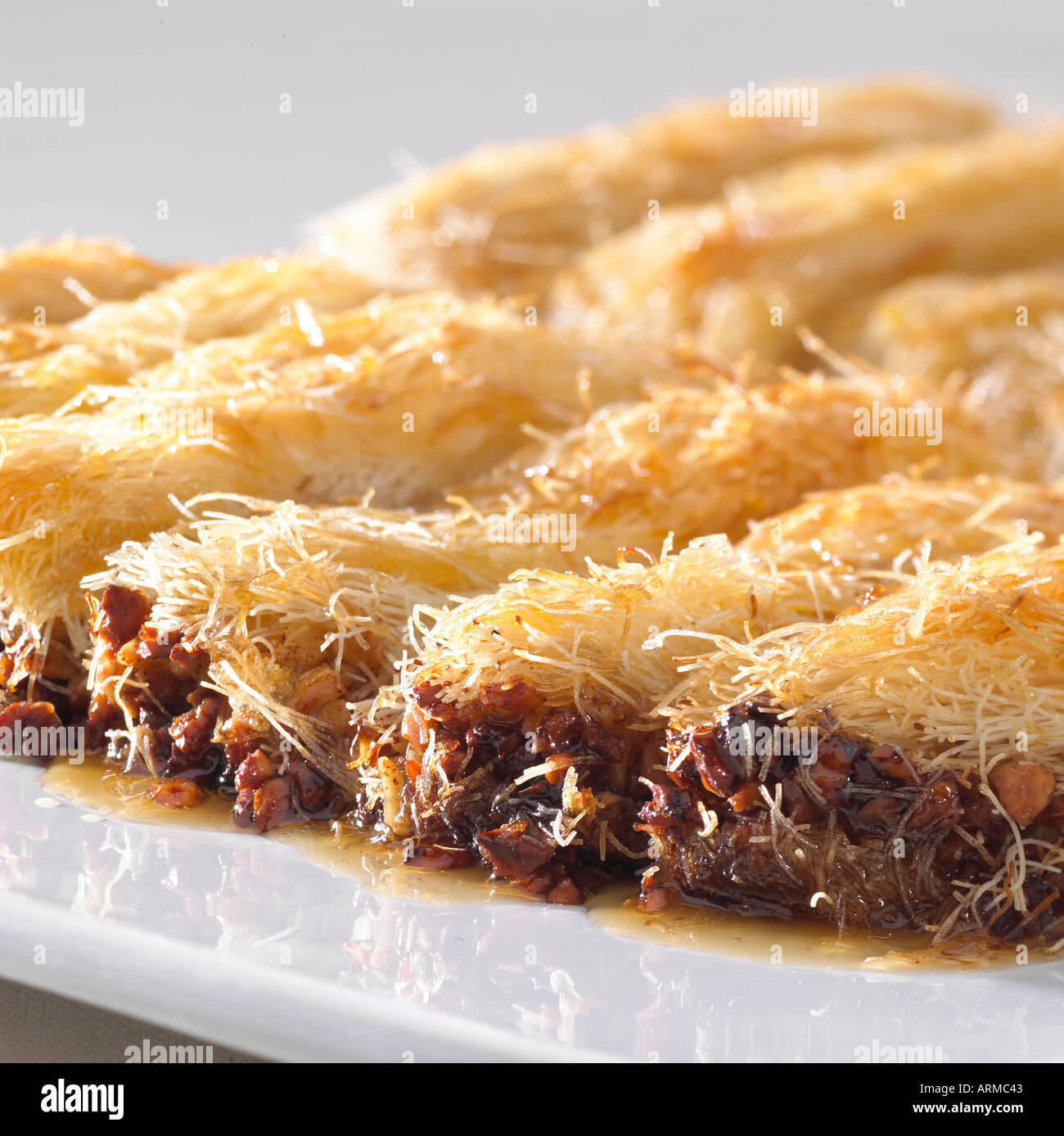 Kataifi shredded filo pastry with almonds syrup cinnamon Keywords ...