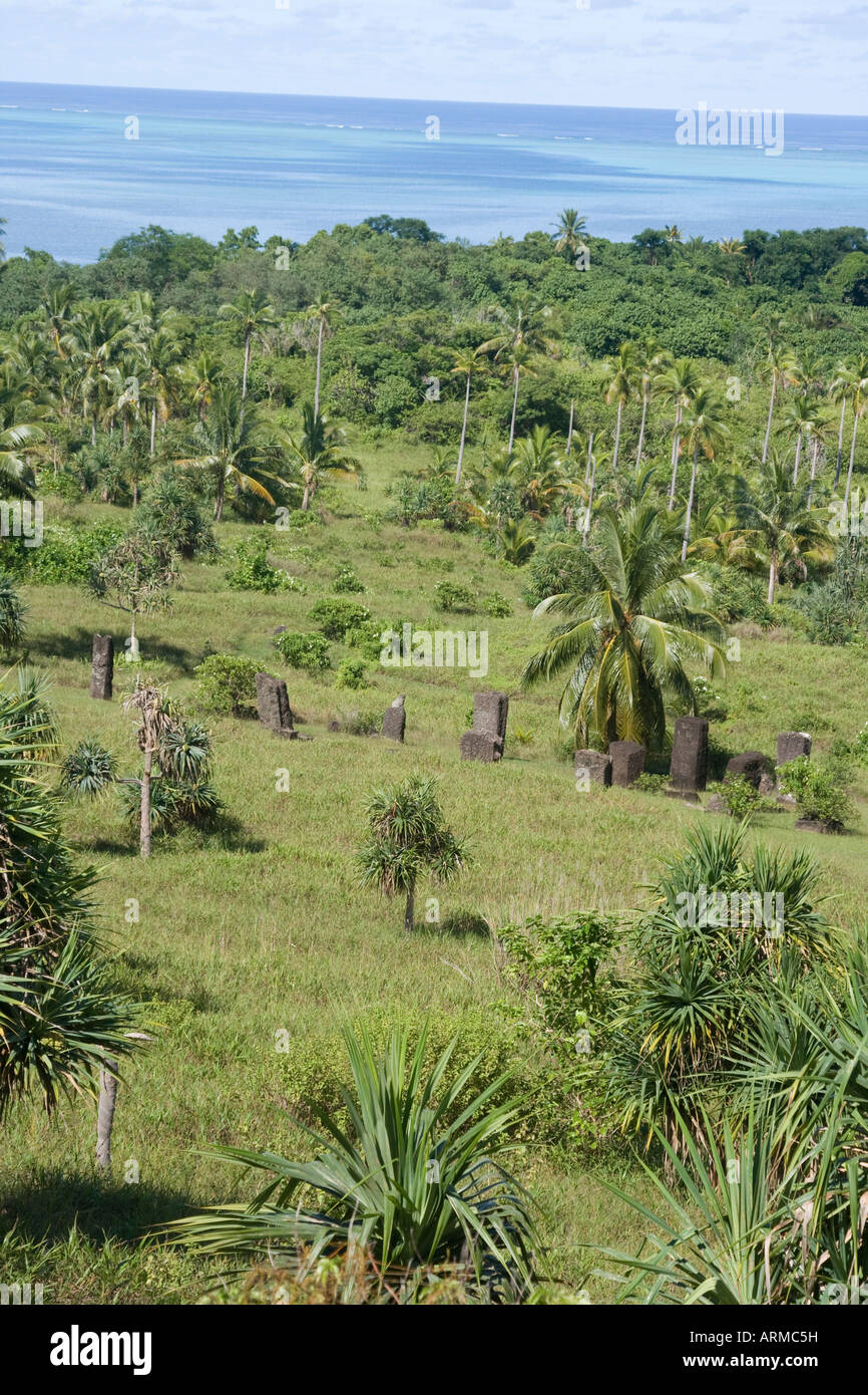 Ancient Stones Badrulchau Palau Island Stock Photo - Alamy