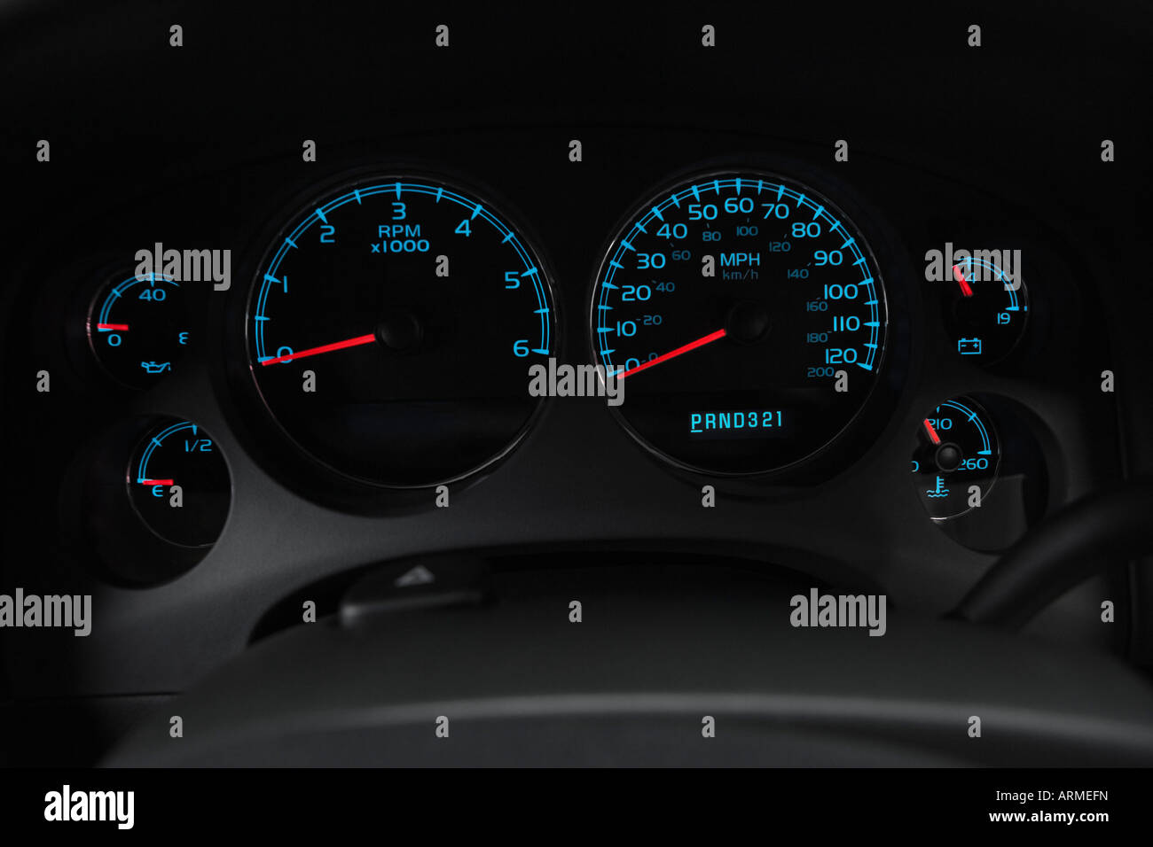 2008 Chevrolet Suburban LTZ in Black - Speedometer/tachometer Stock ...
