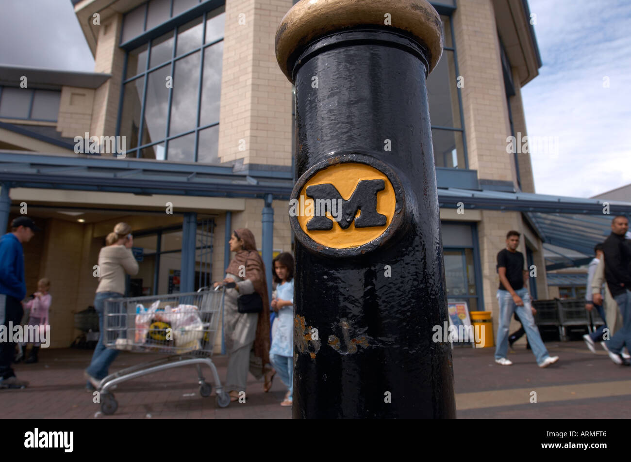 Morrison supermarket based in Bradford West Yorkshire Stock Photo - Alamy