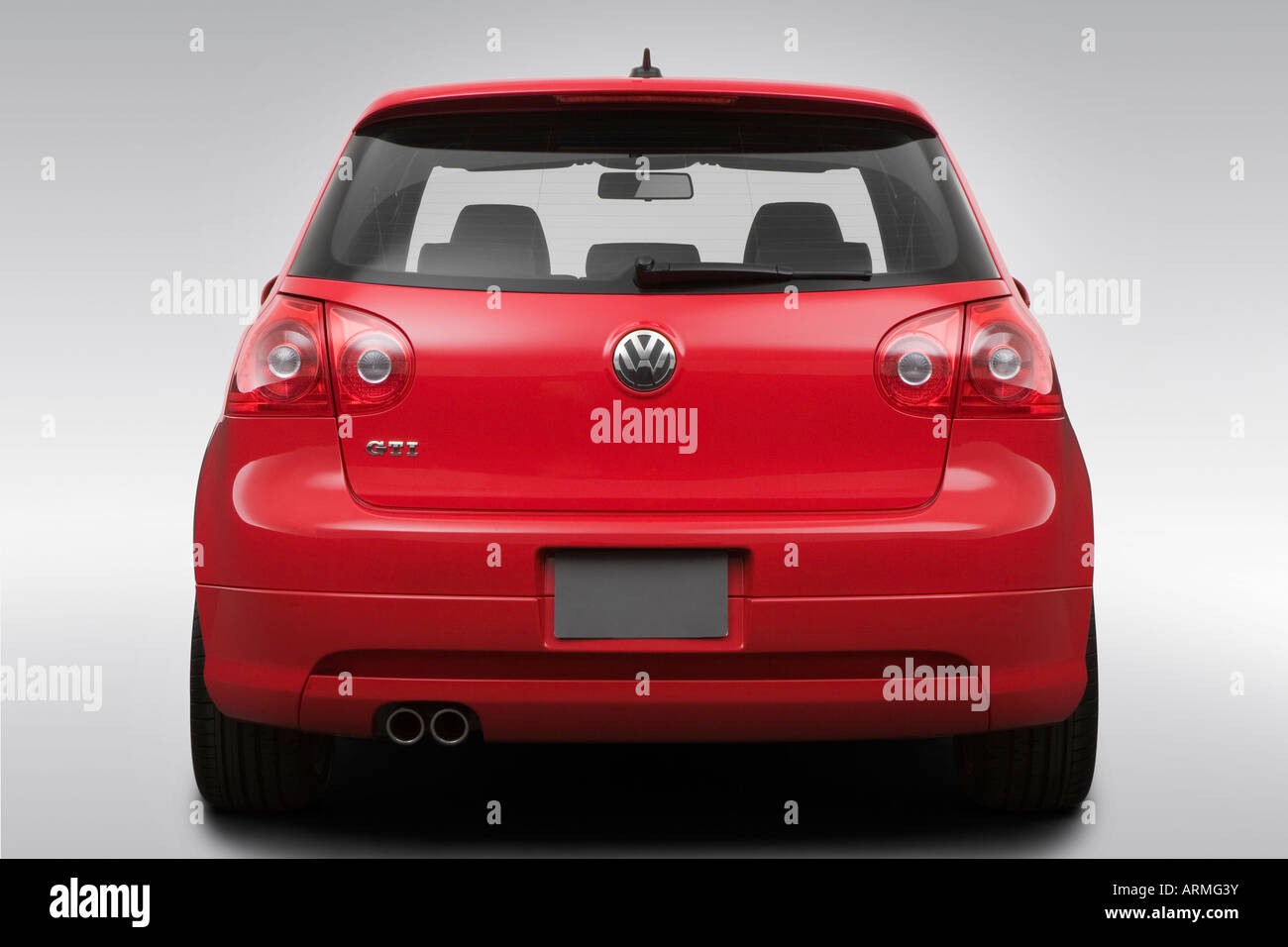 2008 Volkswagen GTI in Red - Low/Wide Rear Stock Photo - Alamy