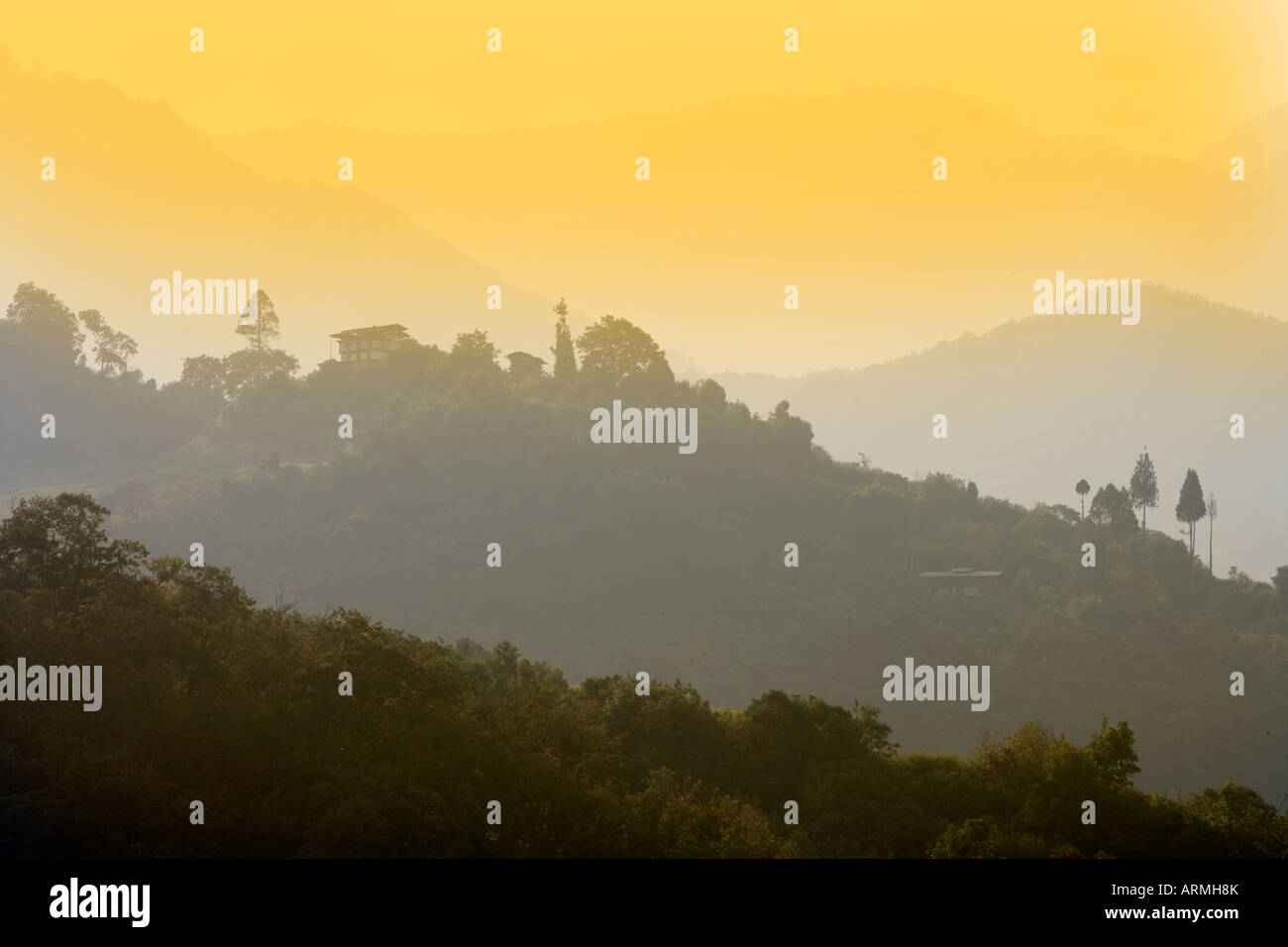 Thimphu Chhu (river) Valley, Bhutan, Himalayas, Asia Stock Photo - Alamy