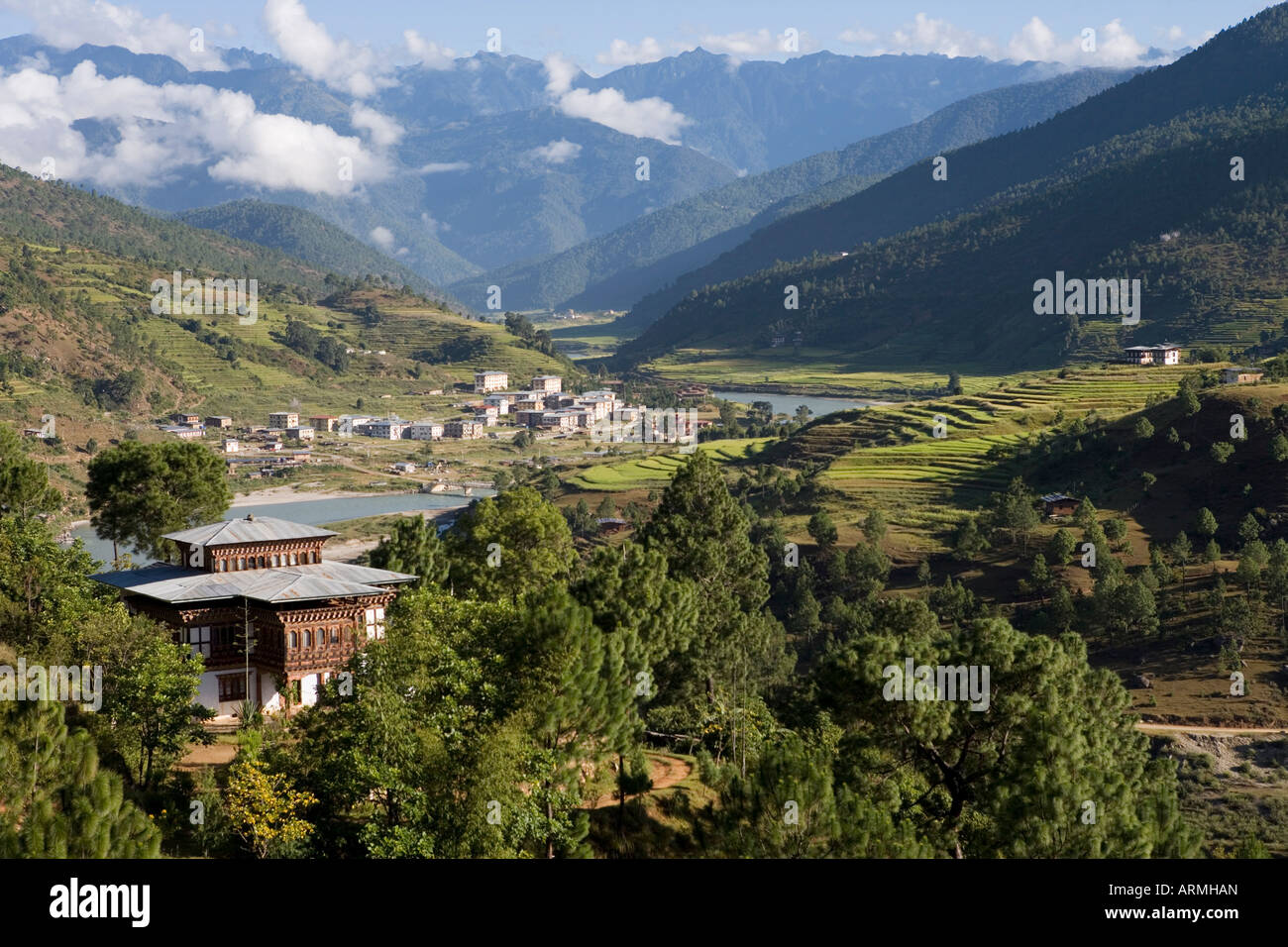 Punakha, Bhutan, Himalayas, Asia Stock Photo - Alamy