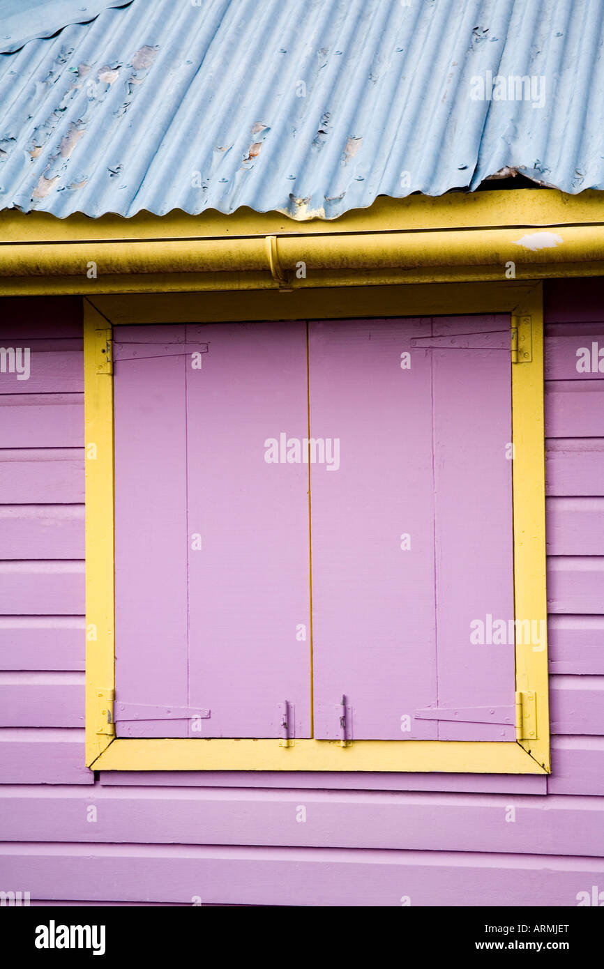 Window shutters, St. Johns, Antigua, Lesser Antilles, West Indies ...