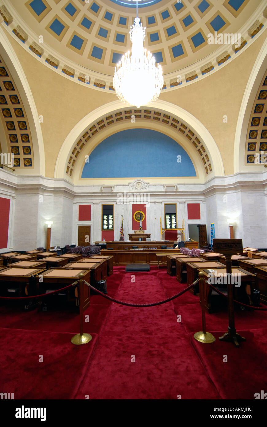 The Senate Chambers at the State Capitol Building at Charleston West ...