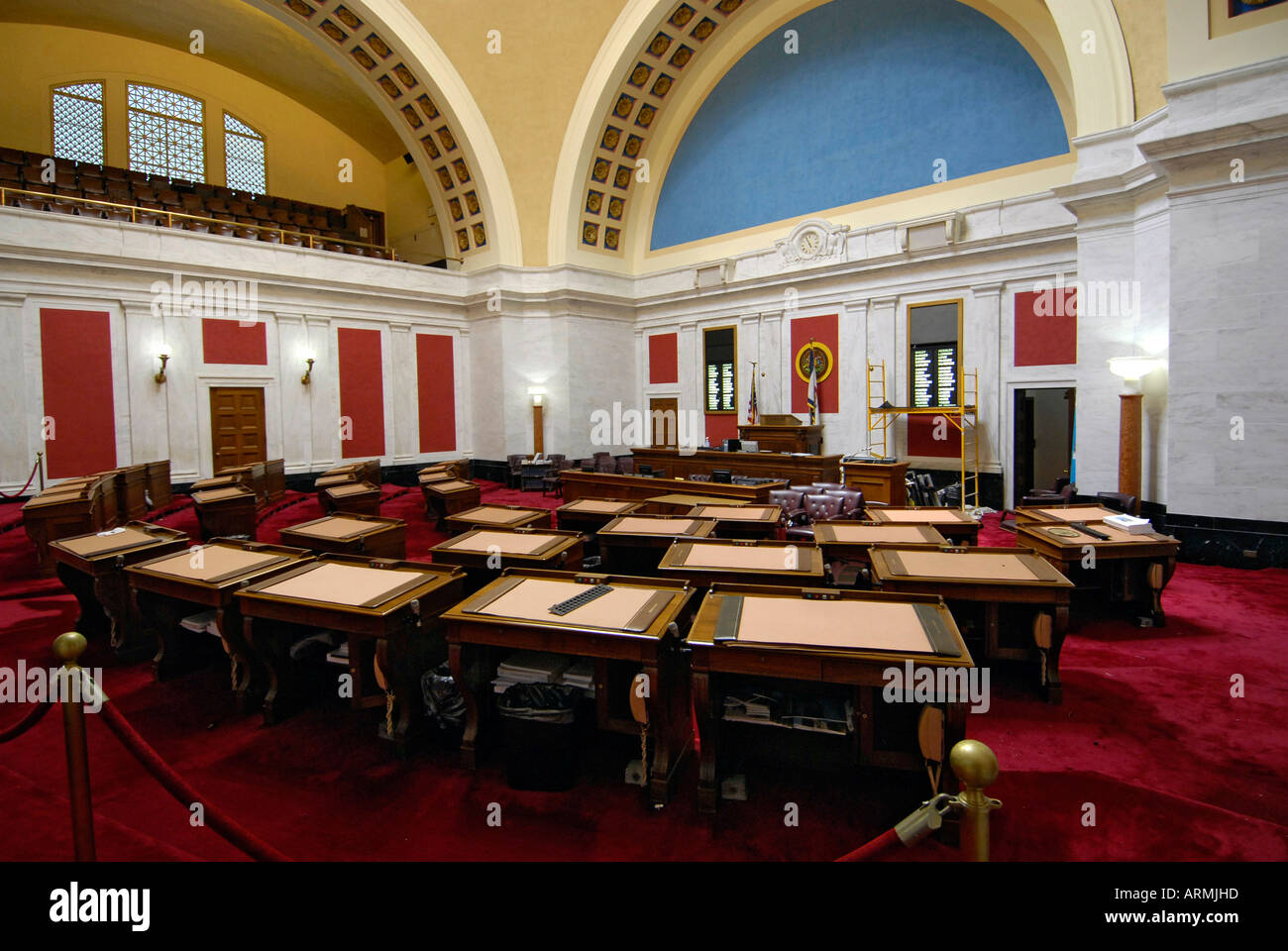 The Senate Chambers at the State Capitol Building at Charleston West ...