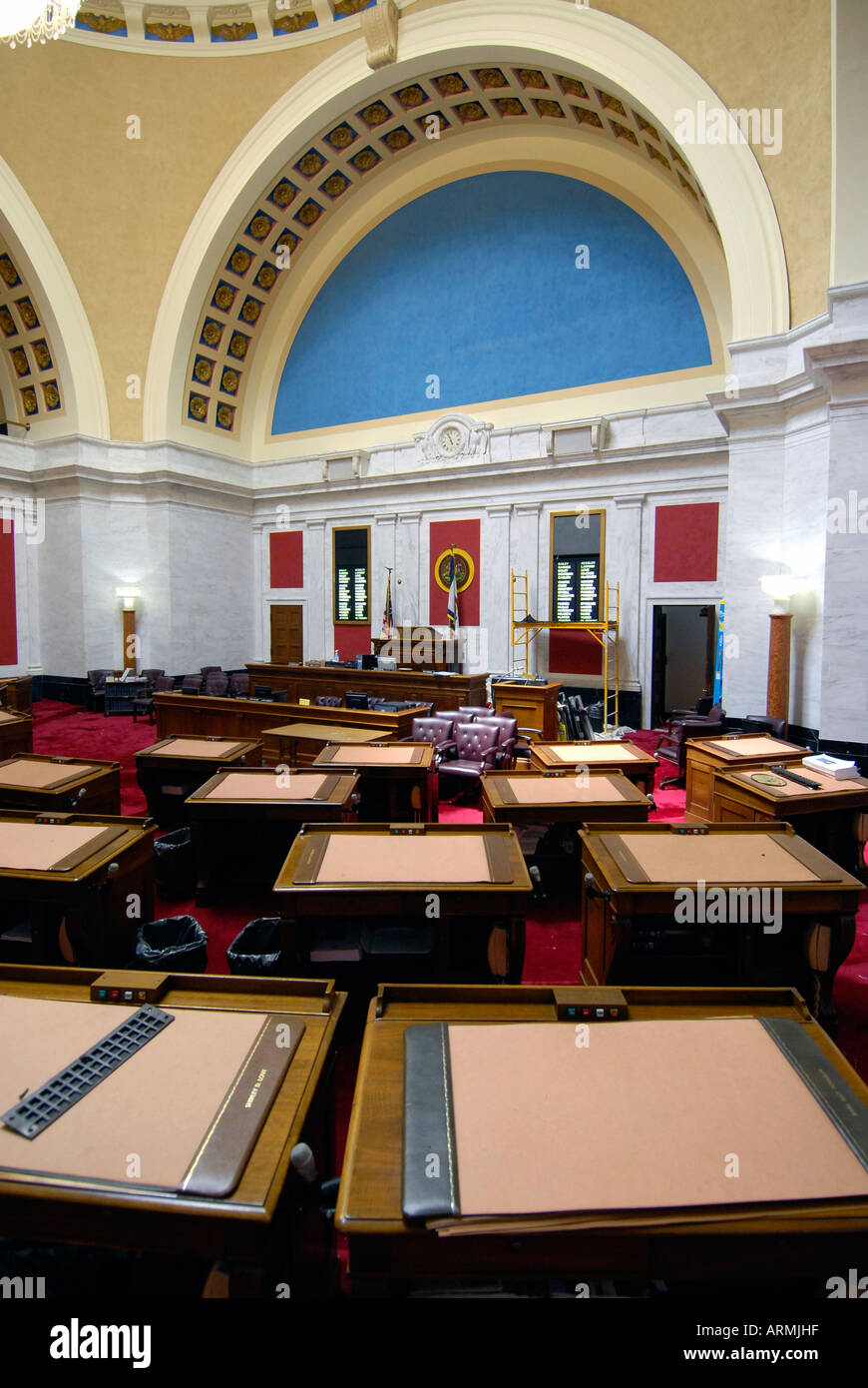 The Senate Chambers at the State Capitol Building at Charleston West ...