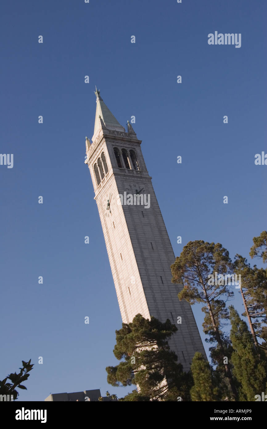 Sather Tower also known as the Campanile at University of California at ...