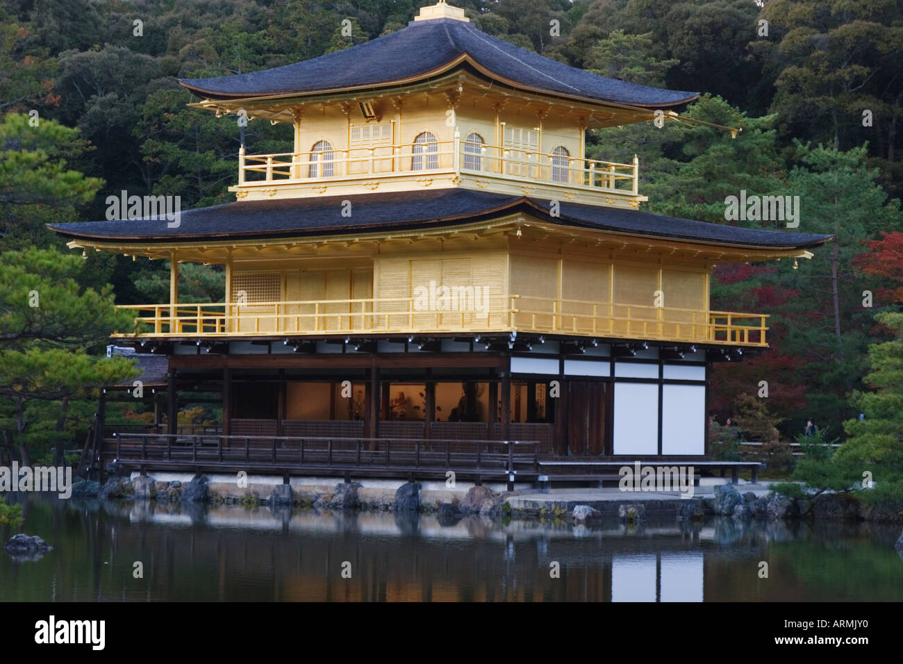 Kinkakuji Temple Kyoto Kansai Region Japan Stock Photo - Alamy