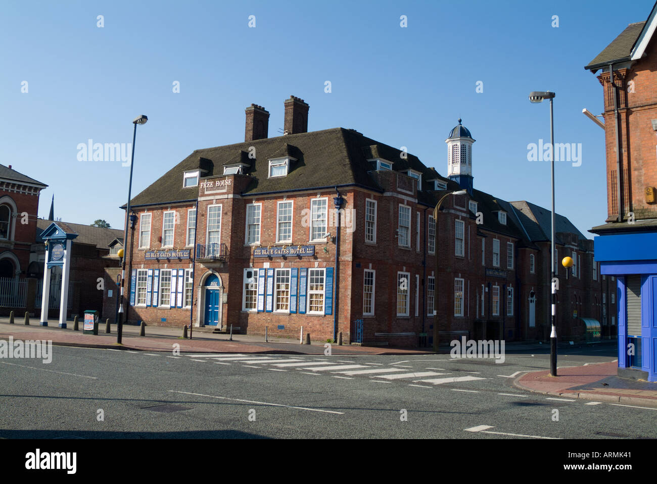 Blue Gates Hotel in Smethwick Birmingham Stock Photo - Alamy