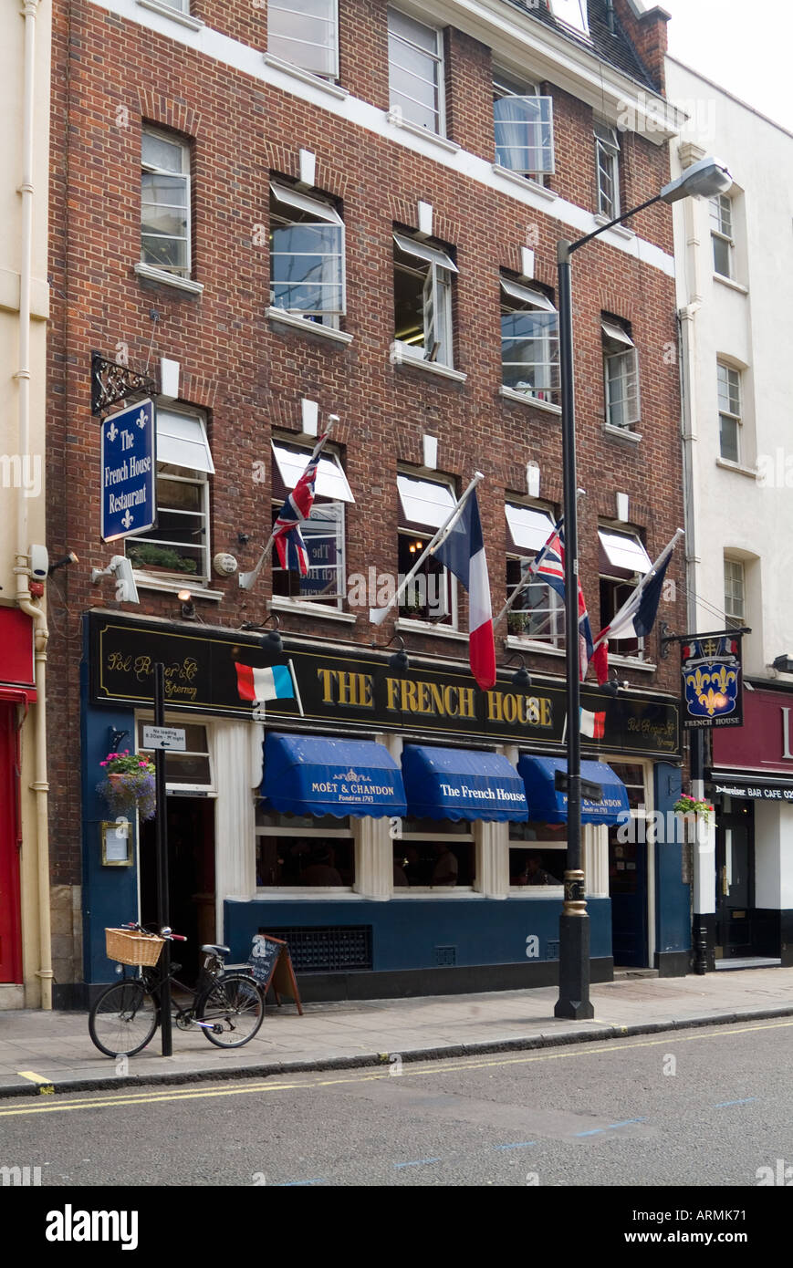 The French House, Pub and Restaurant in Dean Street Stock Photo - Alamy