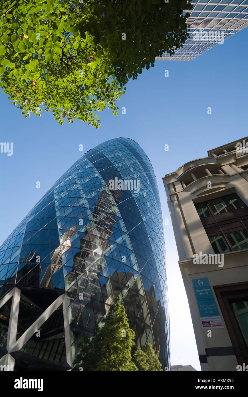 The Gherkin Building in the City Stock Photo - Alamy