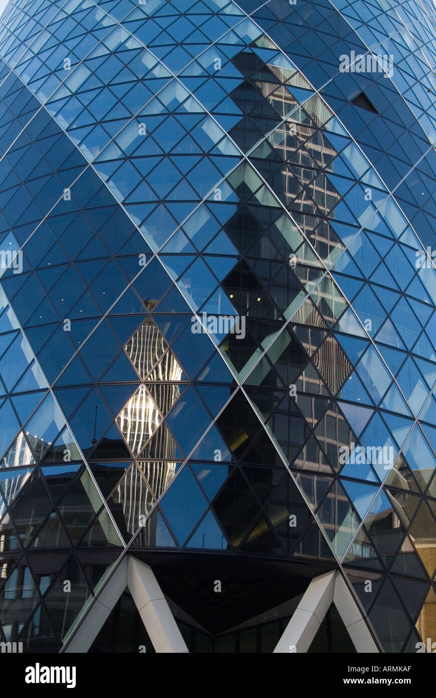 The Gherkin Building Up Close in the City Stock Photo - Alamy