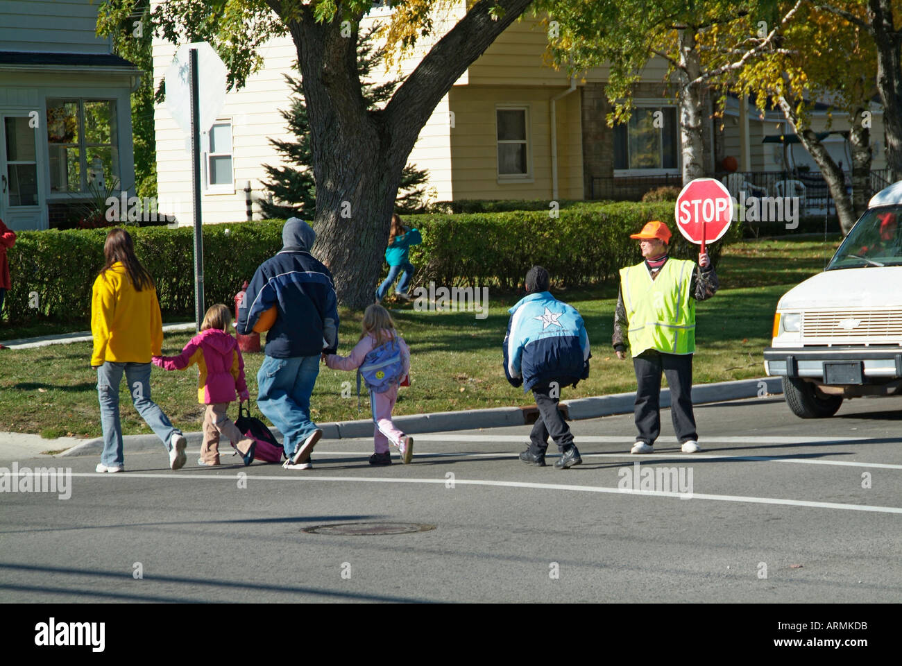 School crossing guard hi-res stock photography and images - Alamy