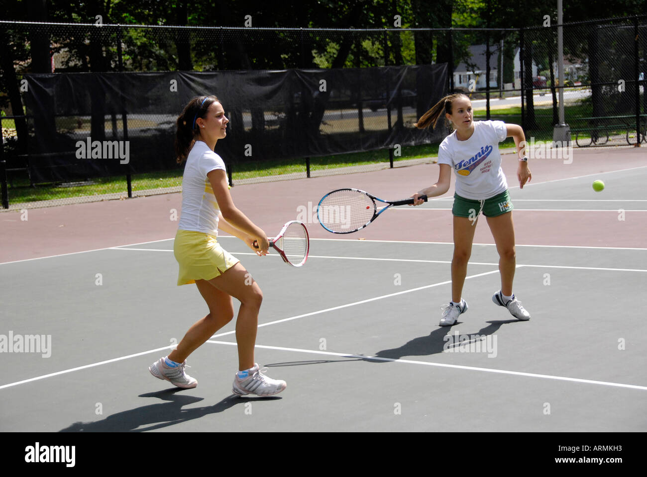 High school girl tennis player hi-res stock photography and images - Alamy