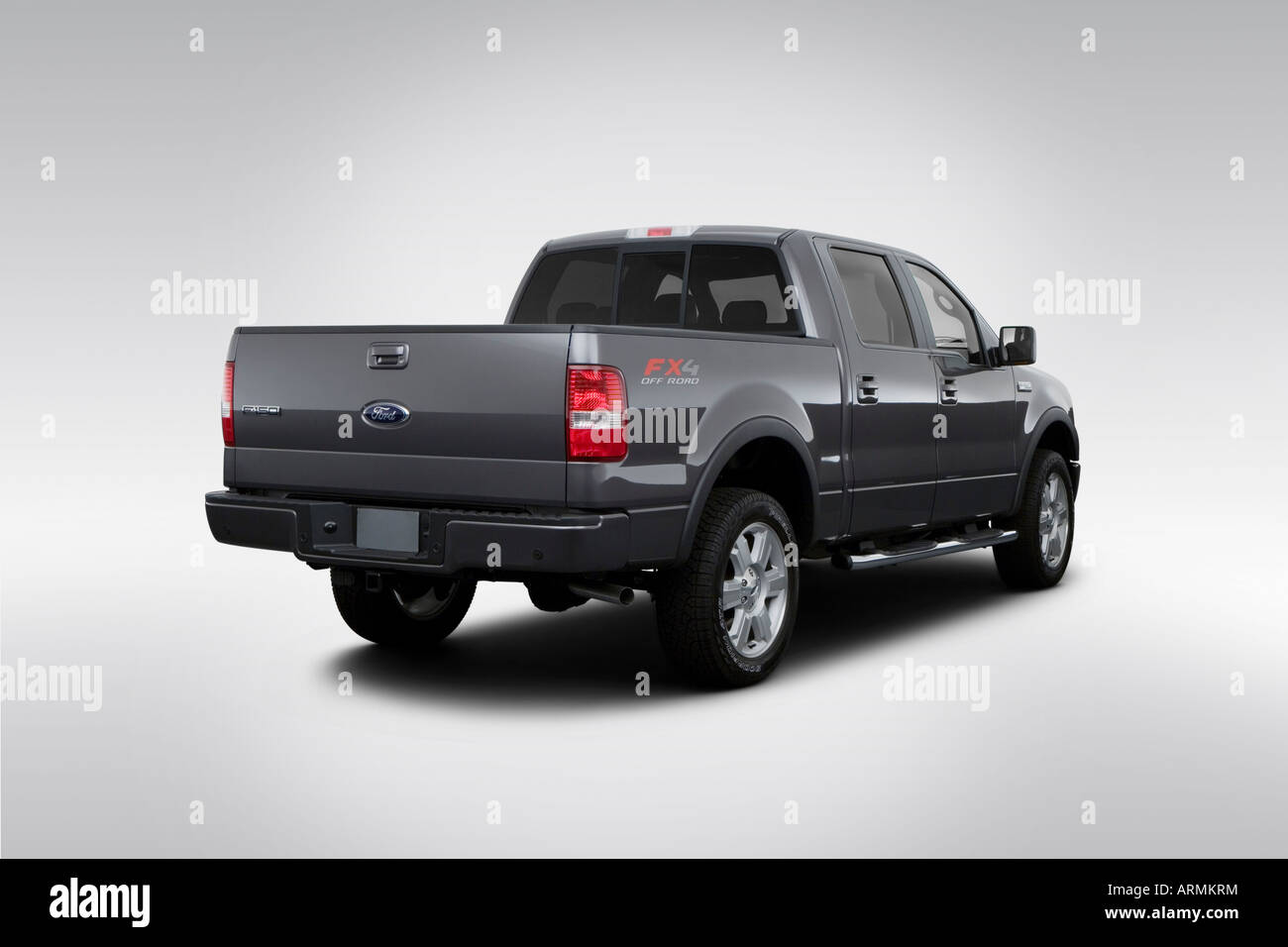 2008 Ford F-150 FX4 in Gray - Rear angle view Stock Photo - Alamy