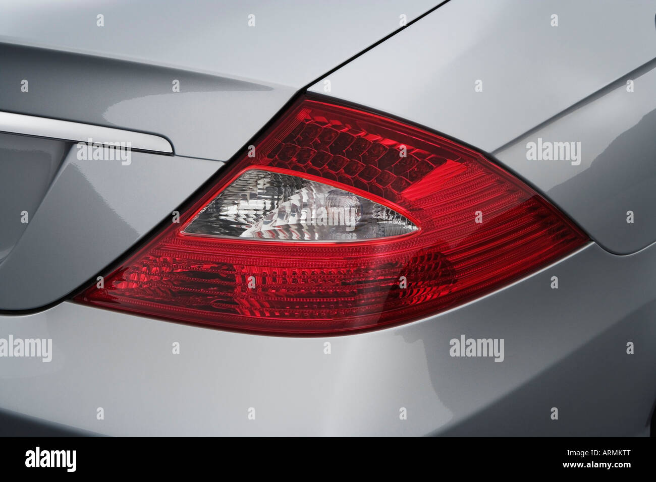 2008 Mercedes-Benz CLS-Class CLS550 in Silver - Tail light Stock Photo ...
