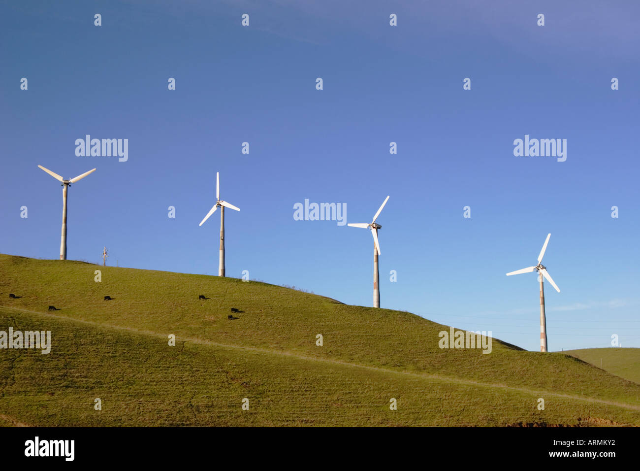 Four windmills in row hi-res stock photography and images - Alamy