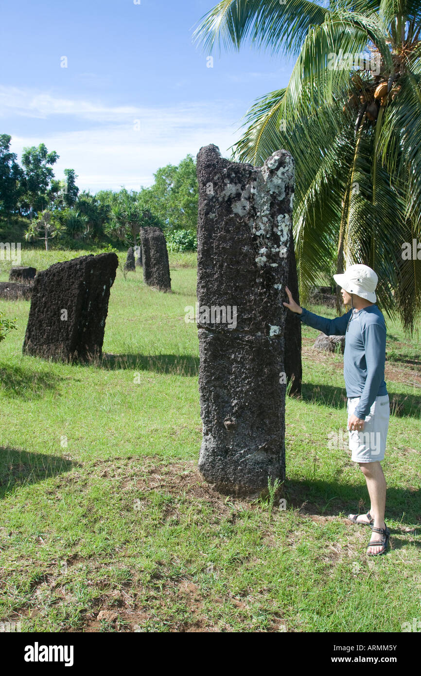 Ancient Stones Badrulchau Palau Island Stock Photo - Alamy