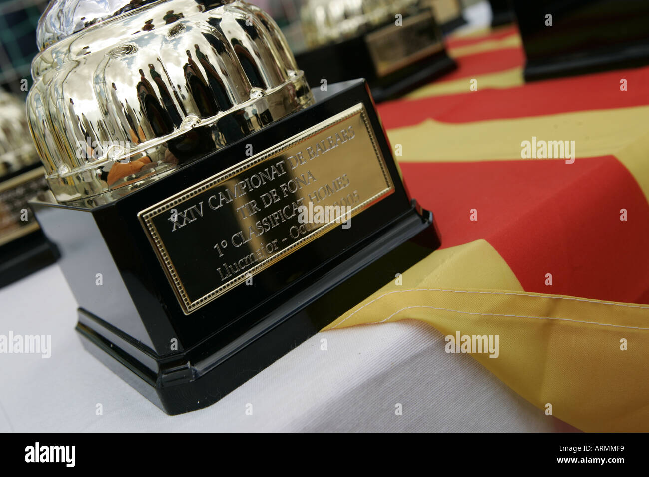Sling championship trophy Stock Photo - Alamy