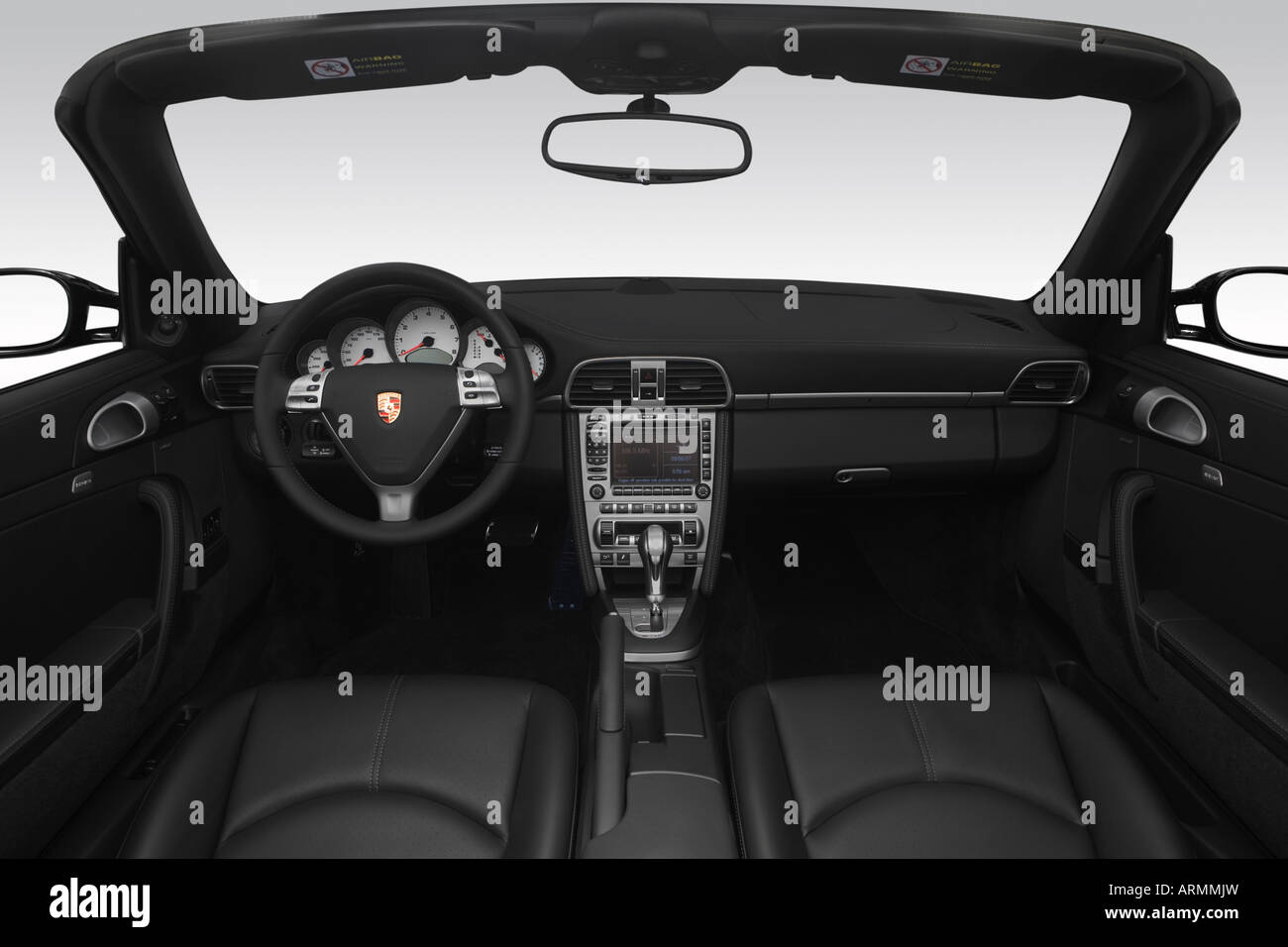 2008 Porsche 911 Carrera S in Black - Dashboard, center console, gear ...