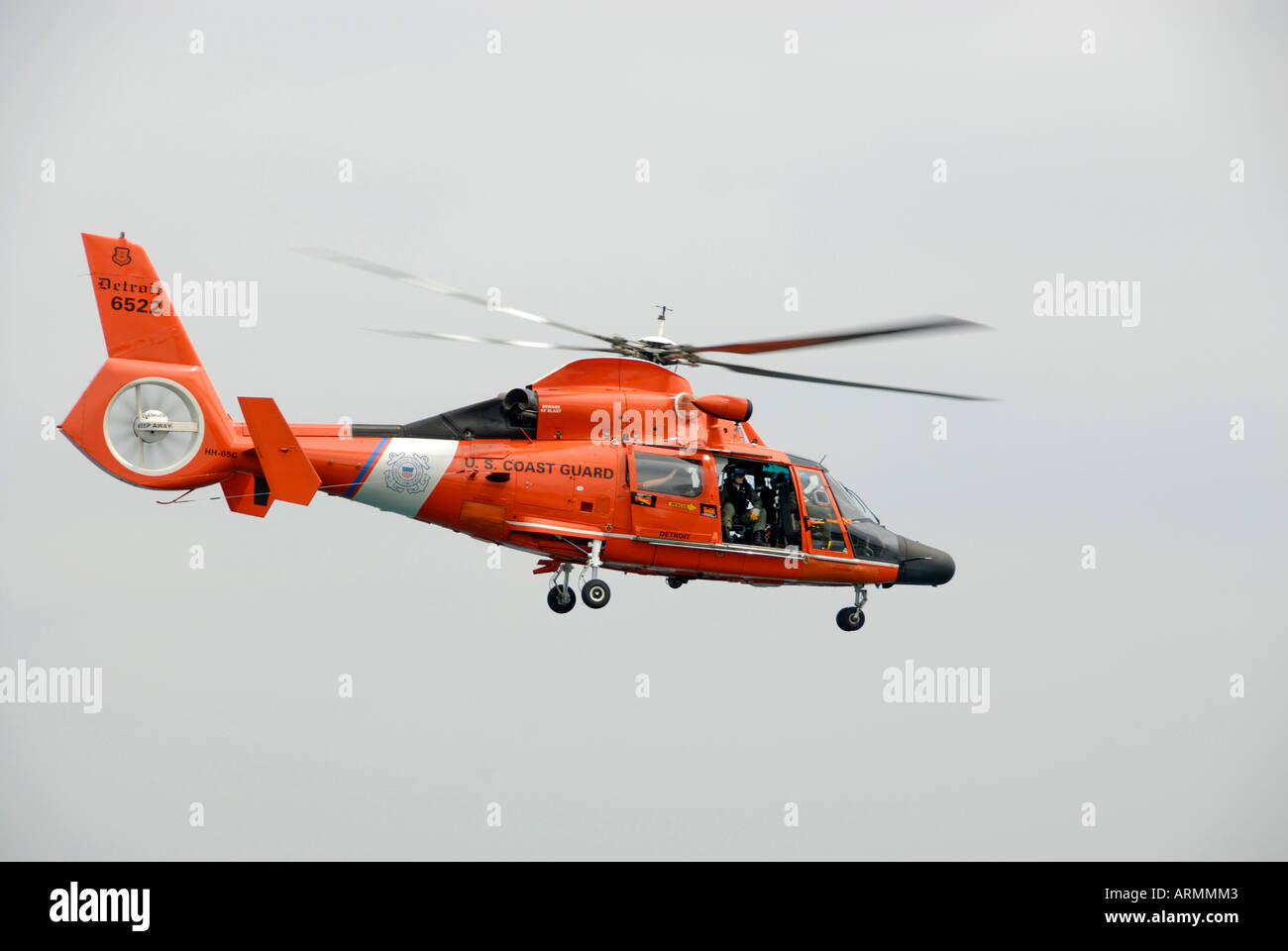 Us coast guard helicopters provide quick transport hi-res stock ...