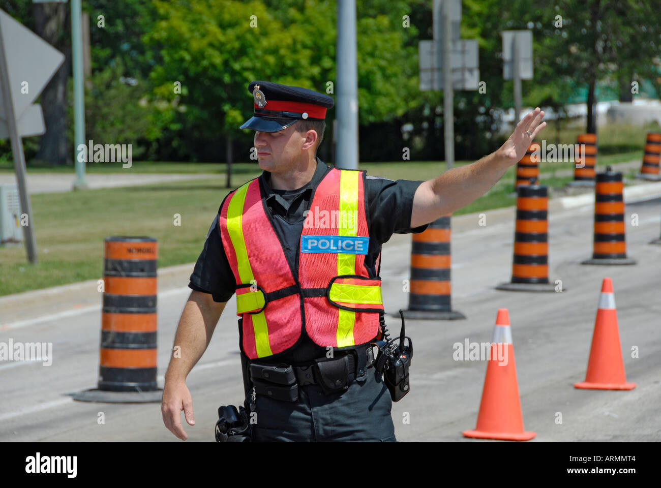 Directions and policeman hi-res stock photography and images - Alamy