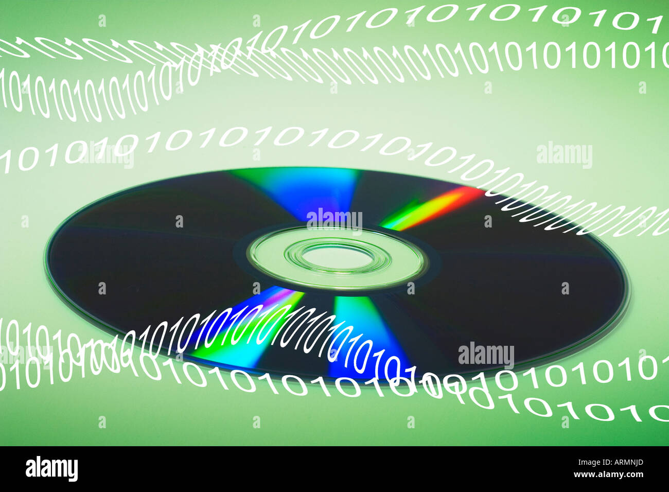 Compact disc binary code hi-res stock photography and images - Alamy