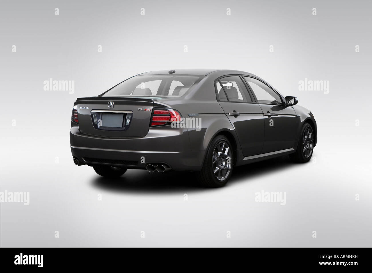 2008 Acura TL Type S in Beige - Rear angle view Stock Photo - Alamy