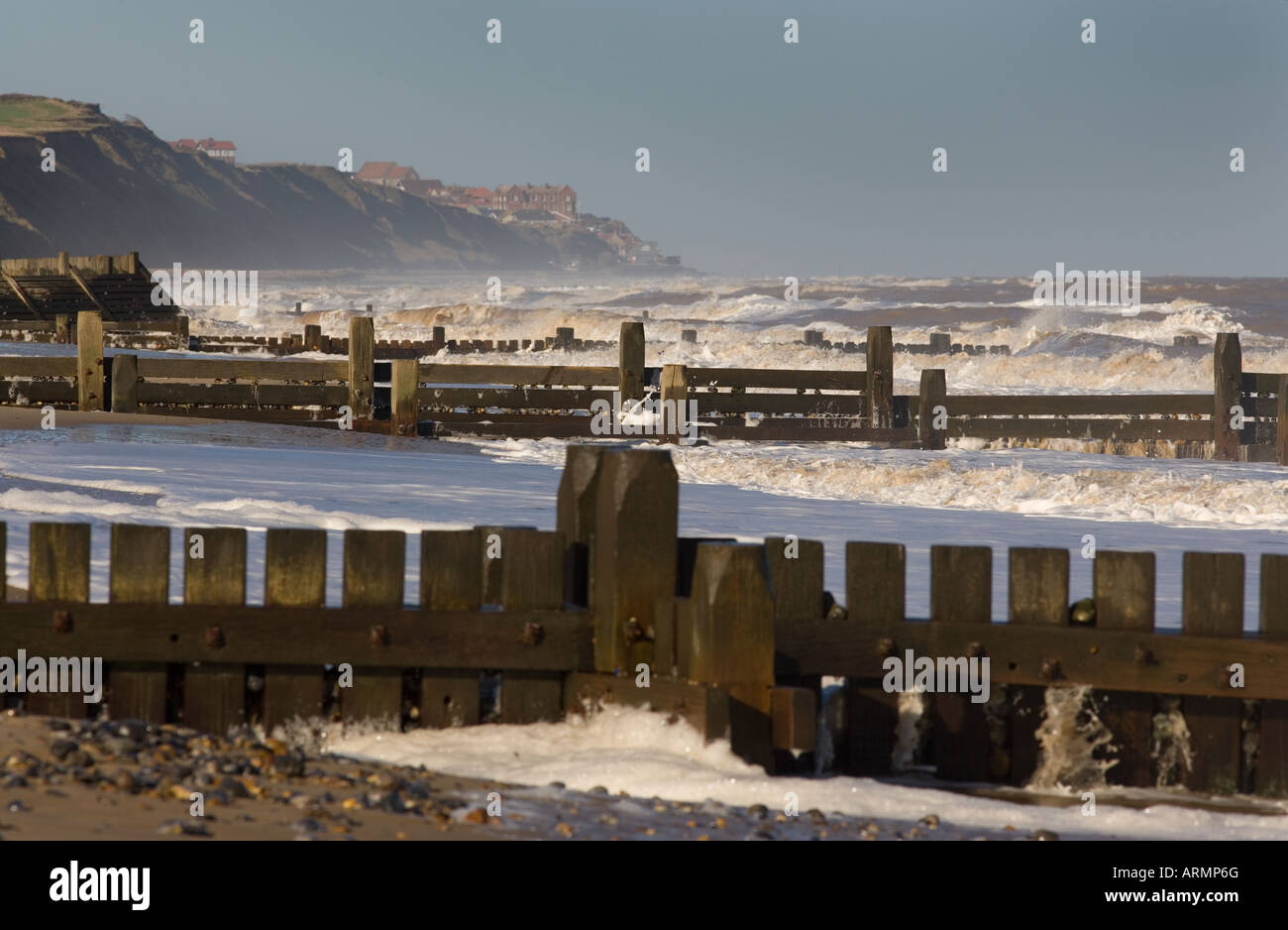 Smashed sea defences hi-res stock photography and images - Alamy