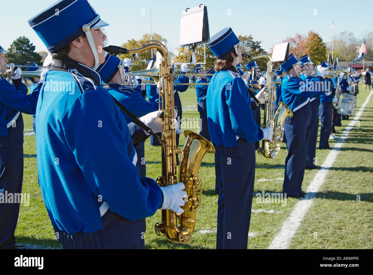 Marching Band Football High Resolution Stock Photography and Images - Alamy